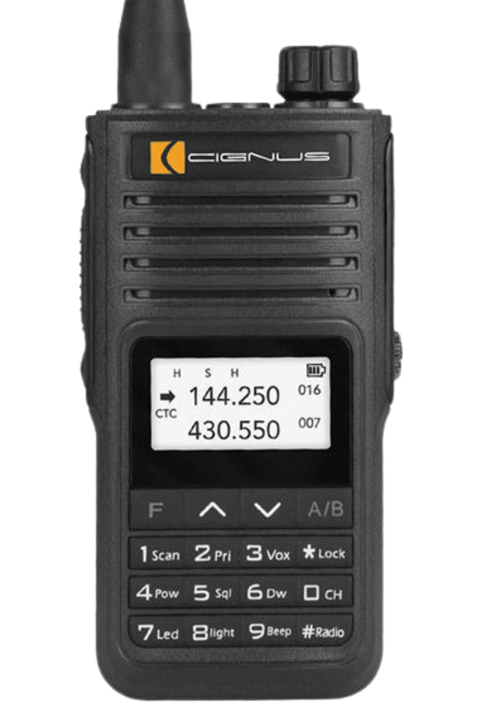 Cignus UVR10 - Waterproof Dual Band Radio